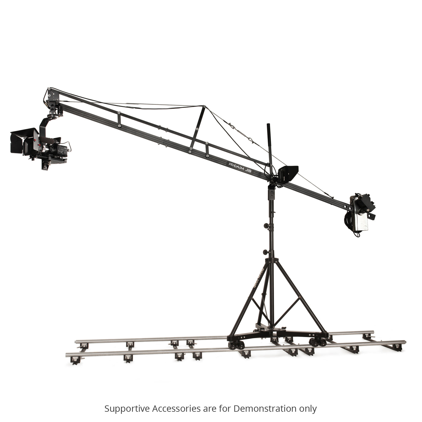 Proaim 12ft Camera Crane Jib, Stand, Jr. Pan-Tilt