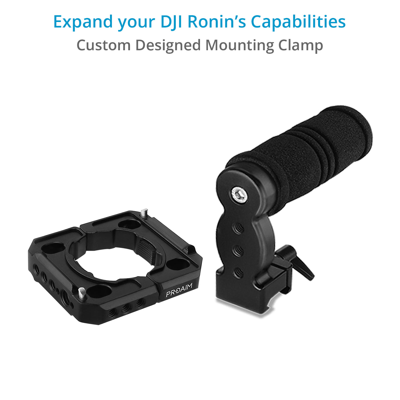 Accessory Mounting Clamp for DJI Ronin-S Camera | Proaim