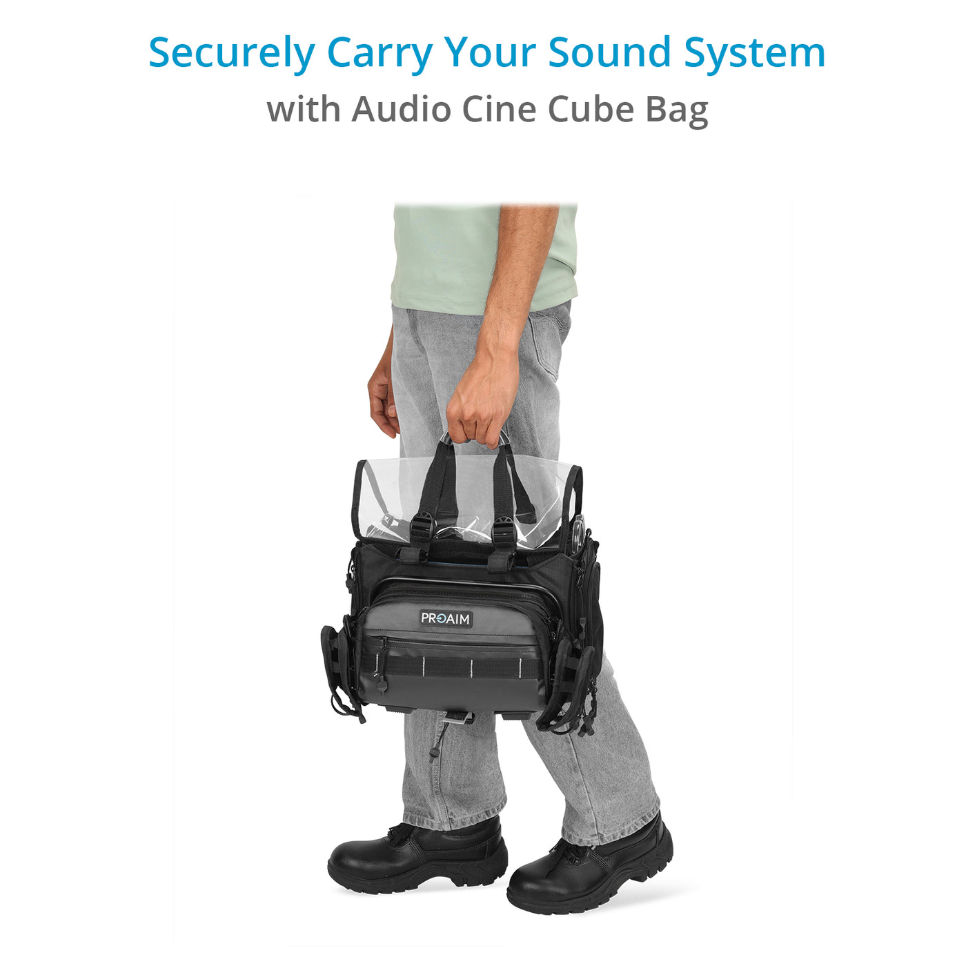 Audio Cine Cube Bag for Sound Mixers & Wireless | Proaim