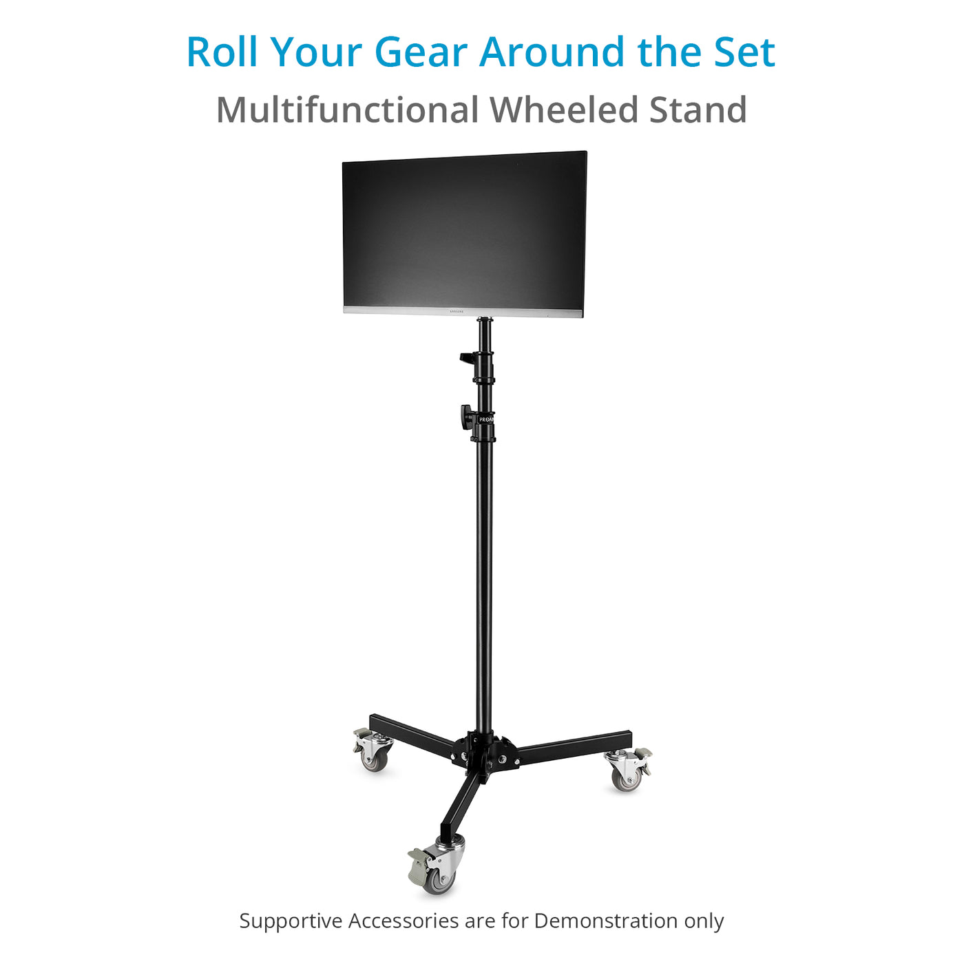 Proaim Folding Wheel Base Stand for Studio & Photography