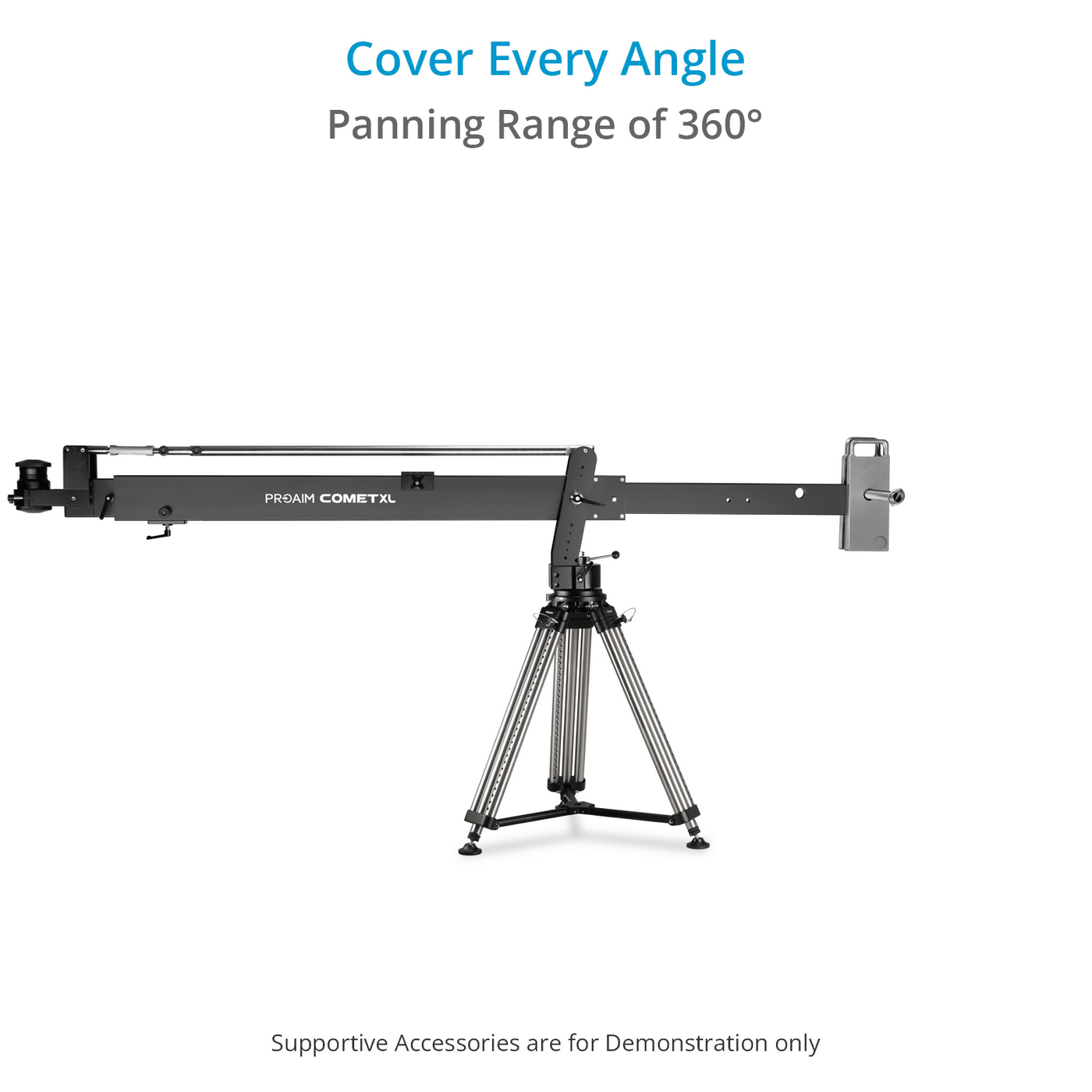 Proaim Comet XL 15Ft Euro/Elemac Video Camera Jib/Crane