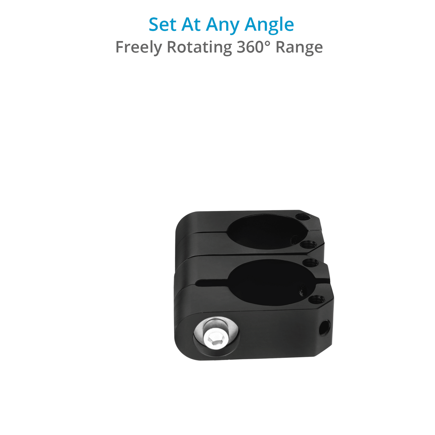 Proaim Dual 360° Rotating Speed Rail Clamp fr Camera Rigs