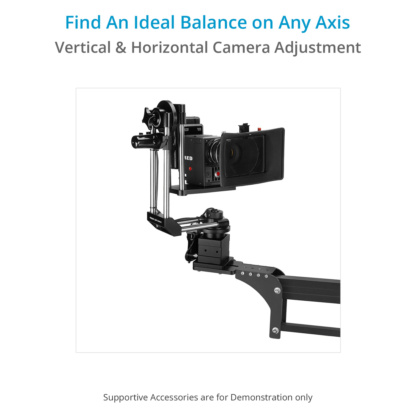 Proaim Explorer Pan tilt Head for Camera Jib Crane
