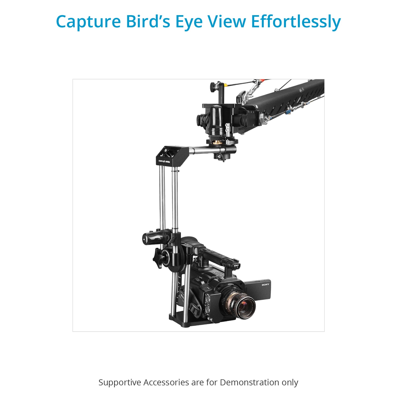 Proaim Explorer Pan tilt Head for Camera Jib Crane