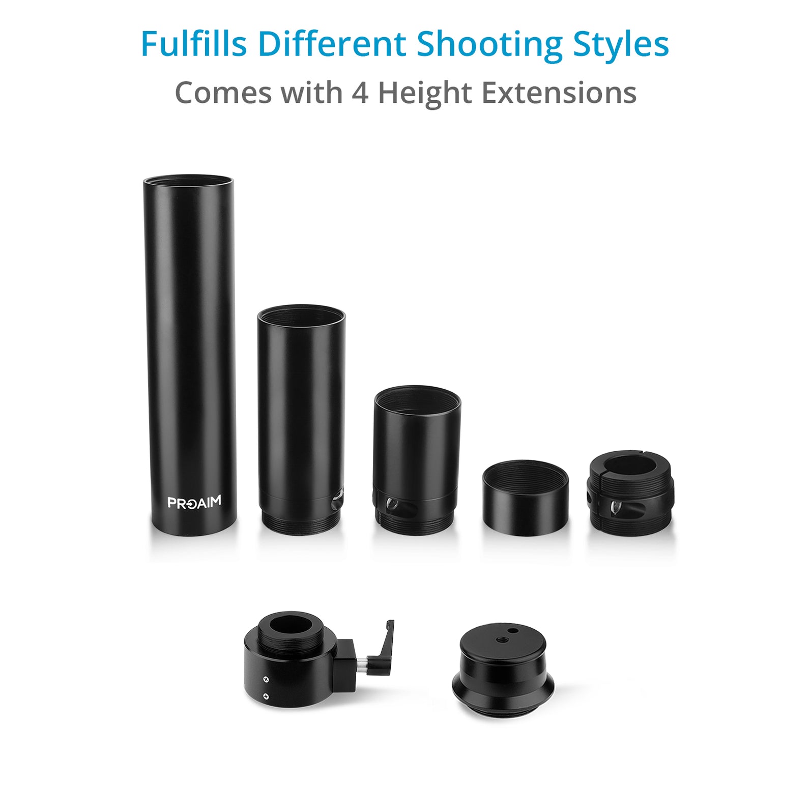 Proaim Flexino Bazooka Set for Video Film Camera Dolly