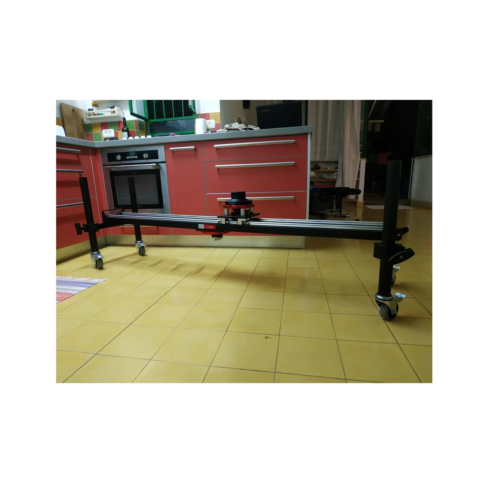 Proaim Flyking Mitchell Mount Camera Slider + Flight Case