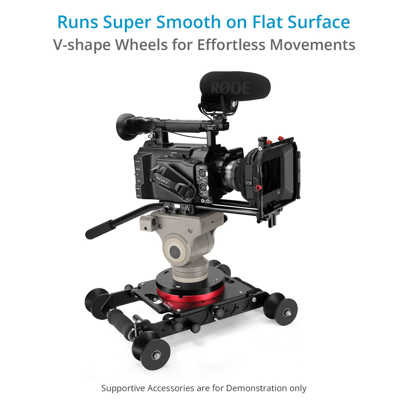 Fusion Video/Film Camera Dolly Slider with Track | Proaim