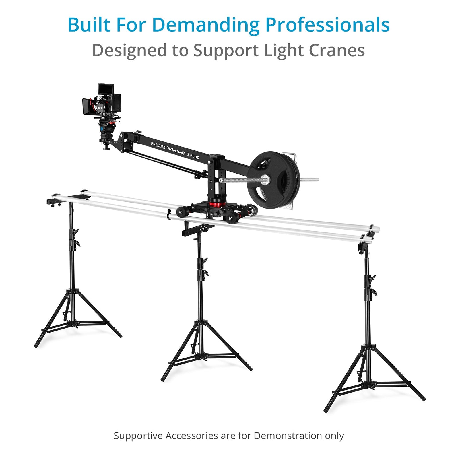 Fusion Video/Film Camera Dolly Slider with Track | Proaim