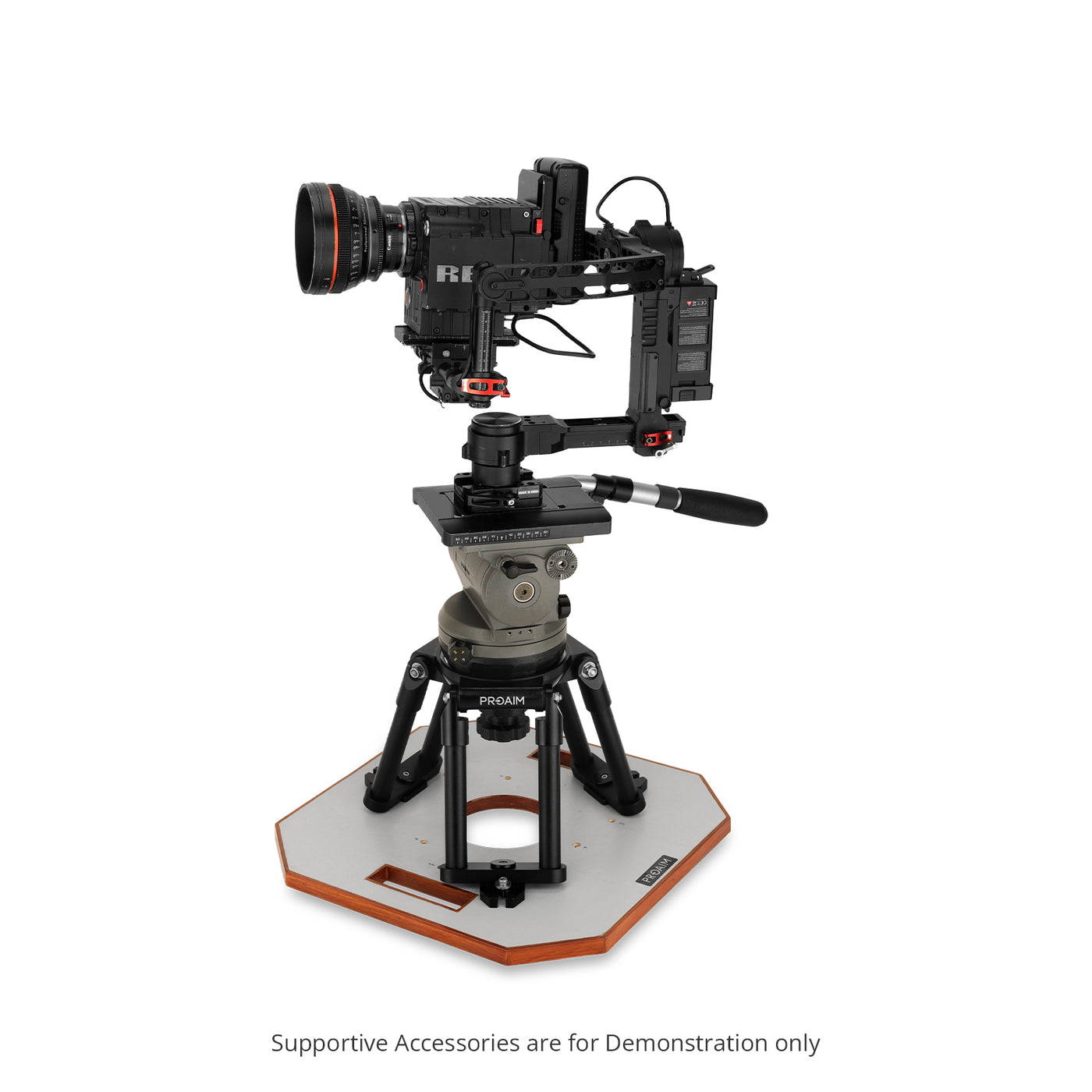 Heavy-Duty Cinema Camera Hi-Hat with Board | Proaim