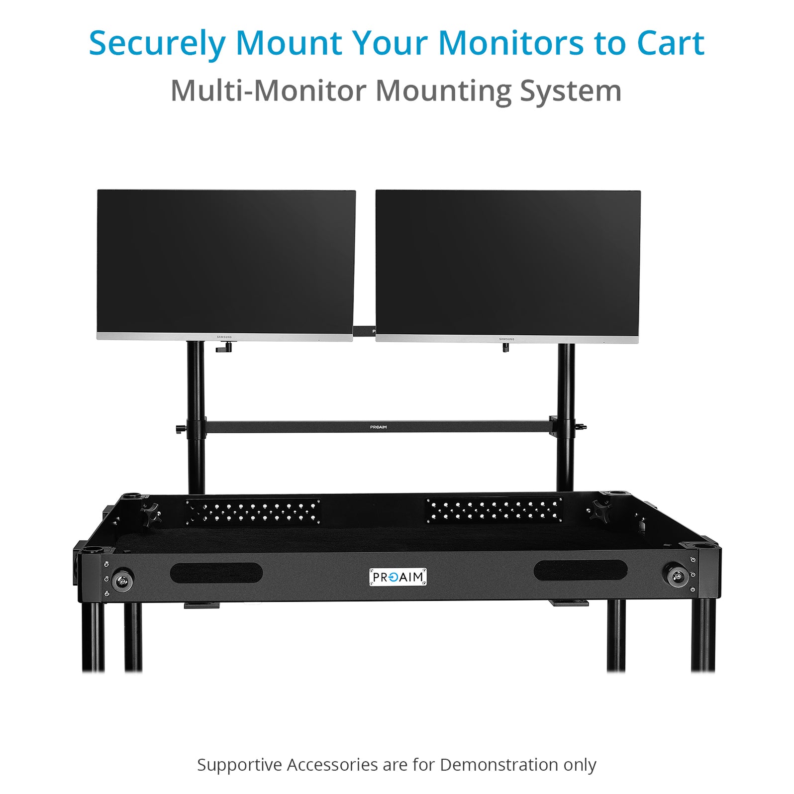 Proaim Multi Monitor Mounting System for Production Carts