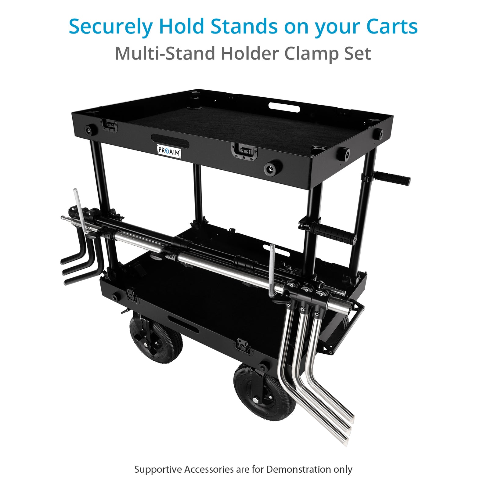 Proaim Multi-Stand Holder Clamp Set for Production Carts