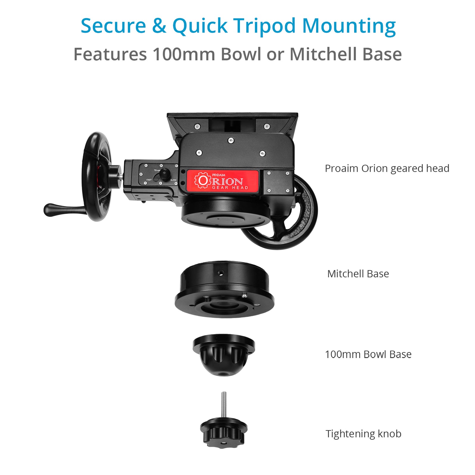 Proaim Orion Camera Geared Head — Proaim.com