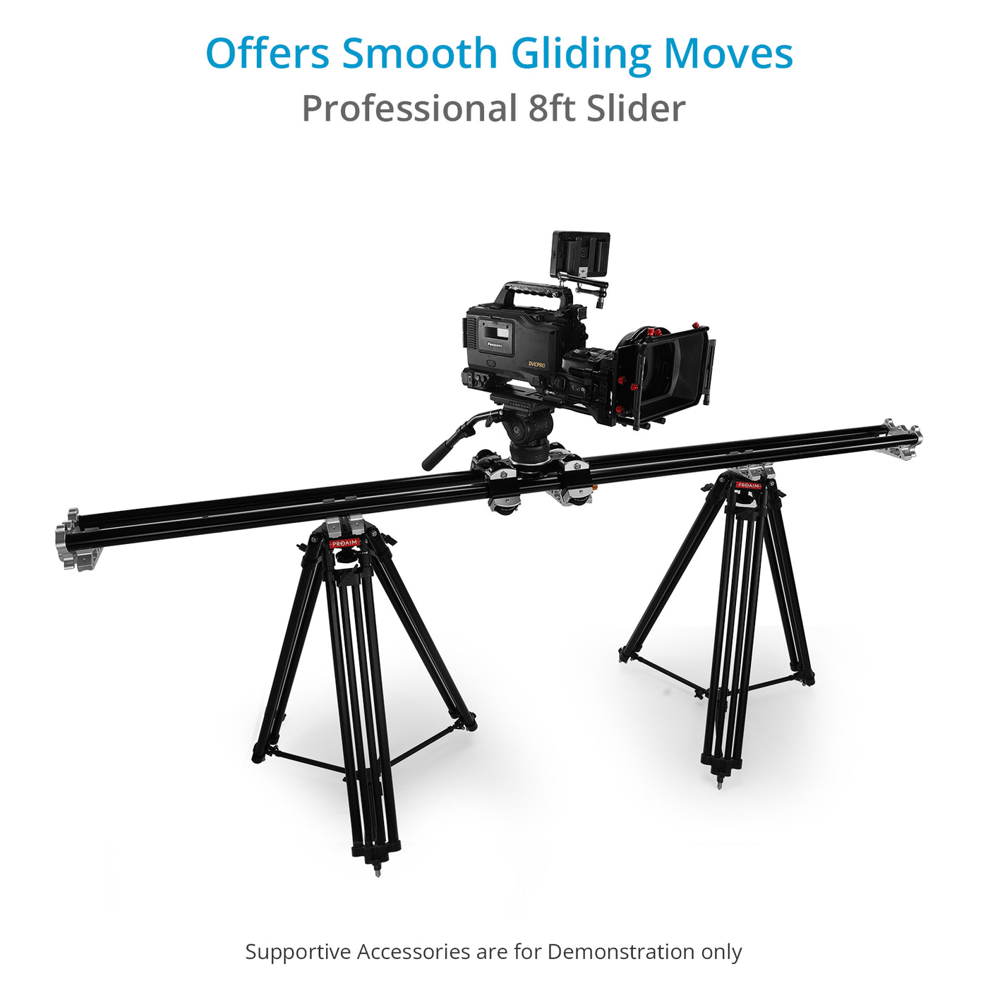 Professional 8ft Video Camera Slider for | Proaim