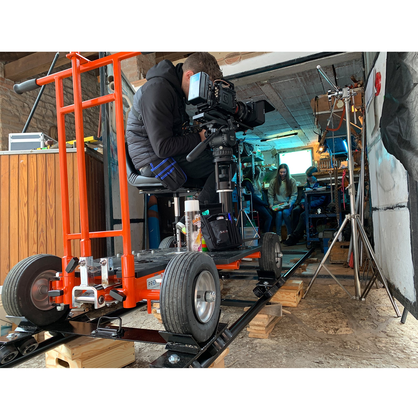 Quad-4 Pro Cinema Dolly & Bazooka Camera Slider | Proaim
