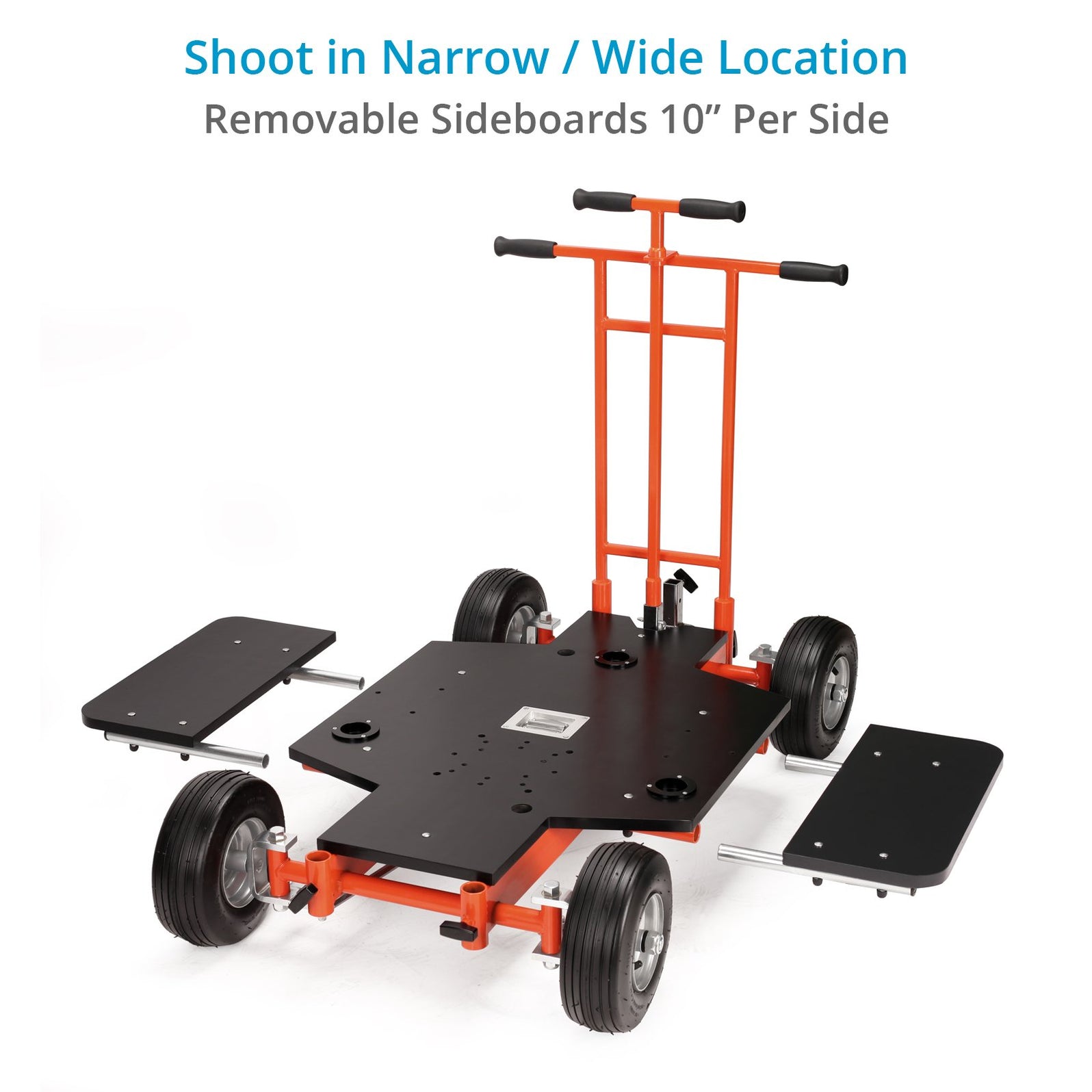 Quad-4 Pro Cinema Dolly & Bazooka Camera Slider | Proaim