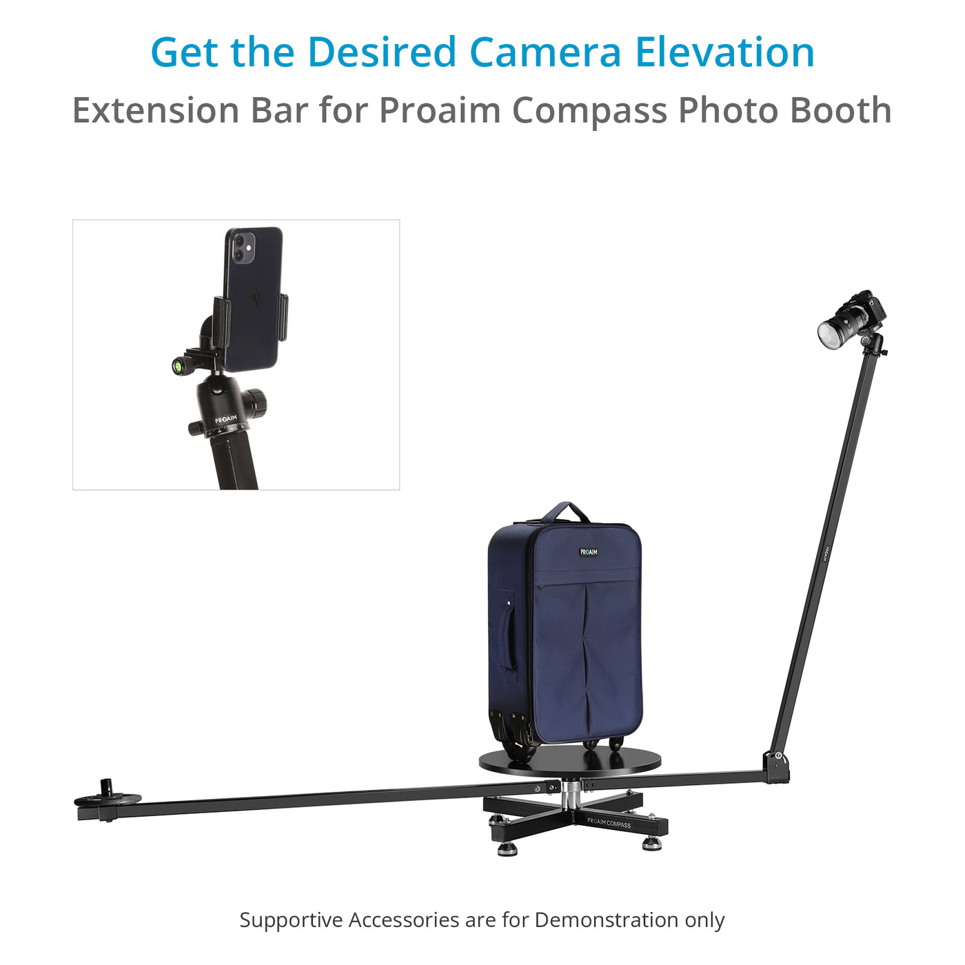 Proaim Camera Extension Bar for Compass 360° Photo Booth