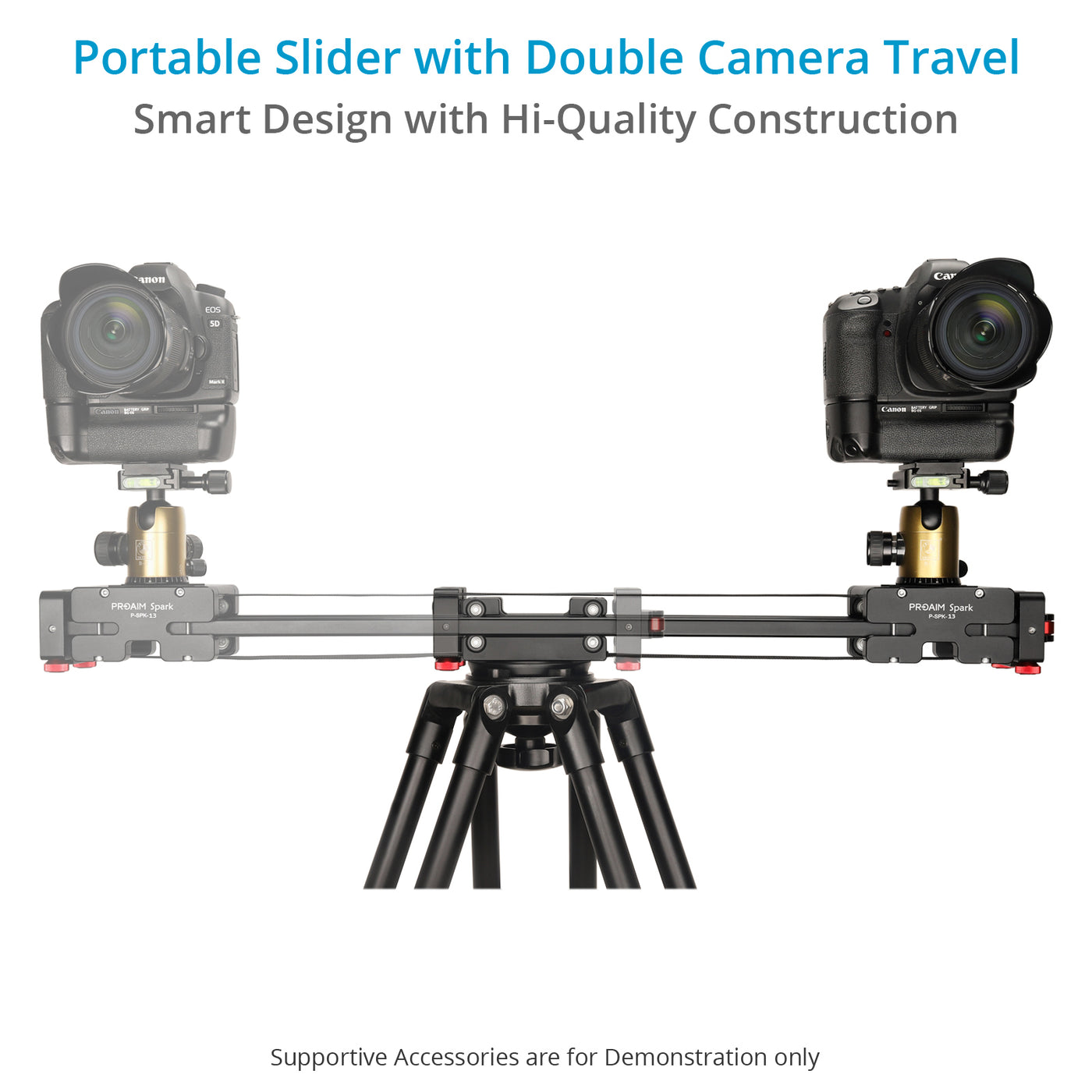Proaim Spark 13" Dual-Length DSLR/Video Camera Slider