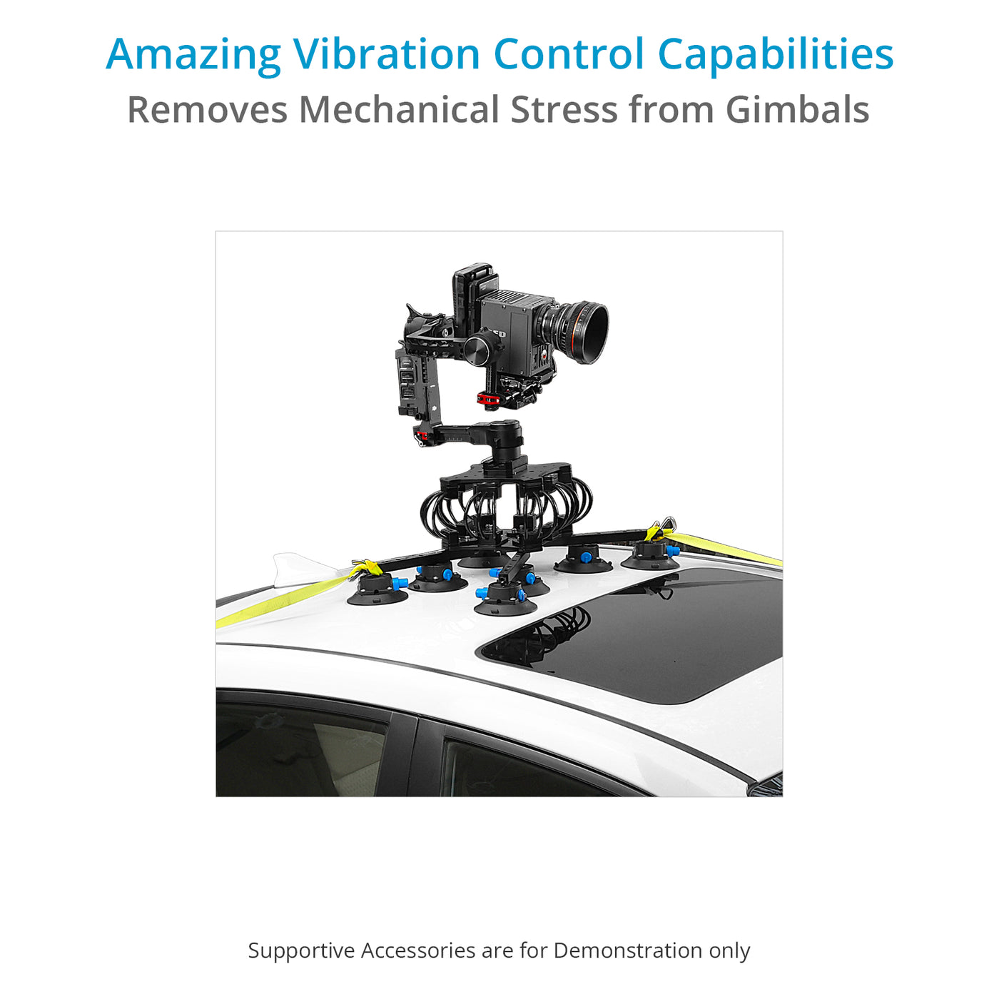 Proaim SuperGrip Suction Car Mount w Vibration Isolator