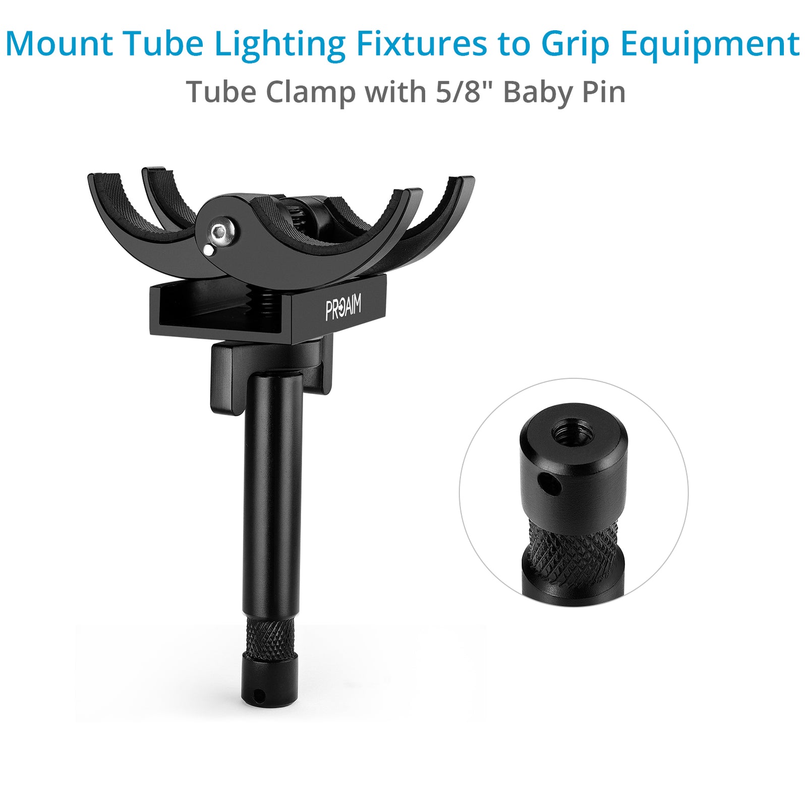 Proaim Tube Clamp with 5/8" Baby Pin