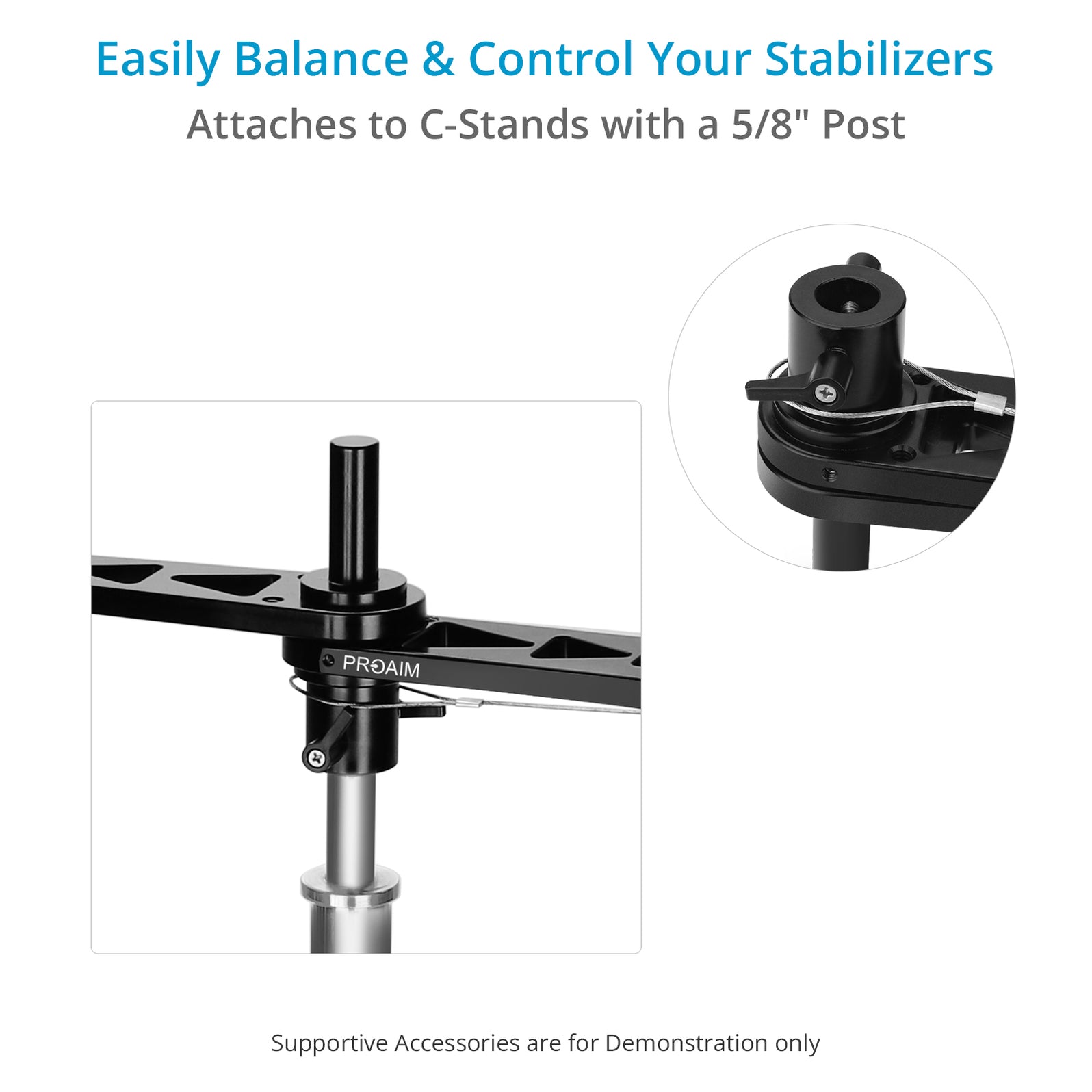 Proaim Docking & Balance Bracket for Camera Stabilizers