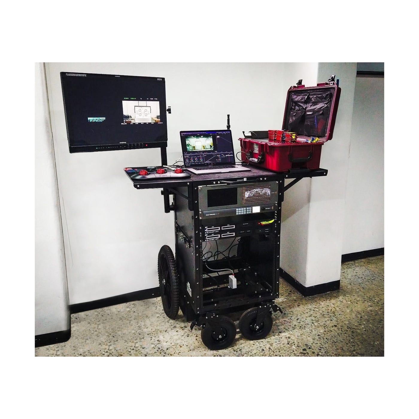 Soundchief Cart | Vertical Workstation Camera Cart | Proaim
