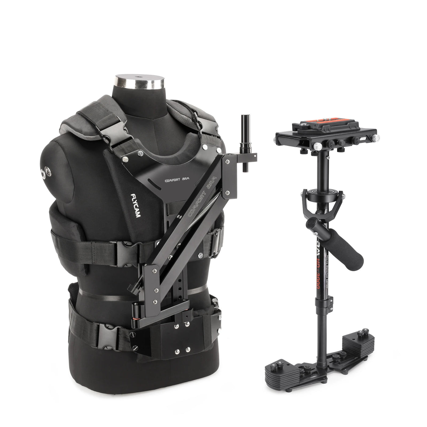 Flycam HD-3000 Video Camera Stabilizer with Comfort Arm Vest