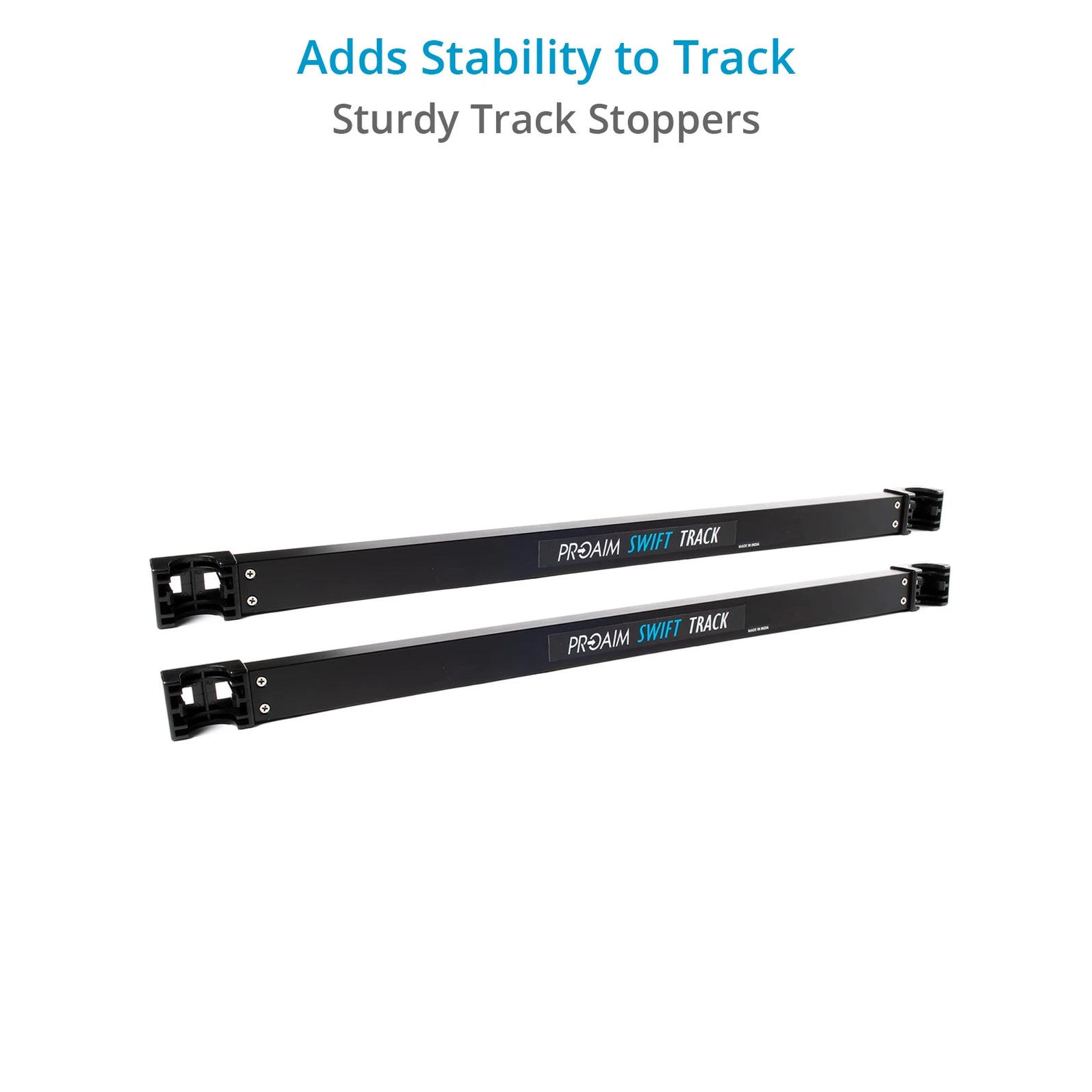 12ft Straight Aluminum Camera Dolly Track, ⌀ 32mm | Proaim