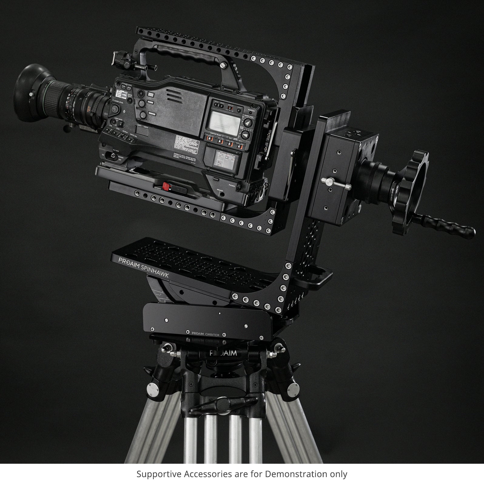 Orbiter Pan & Tilt Video Tripod Head for Heavy | Proaim