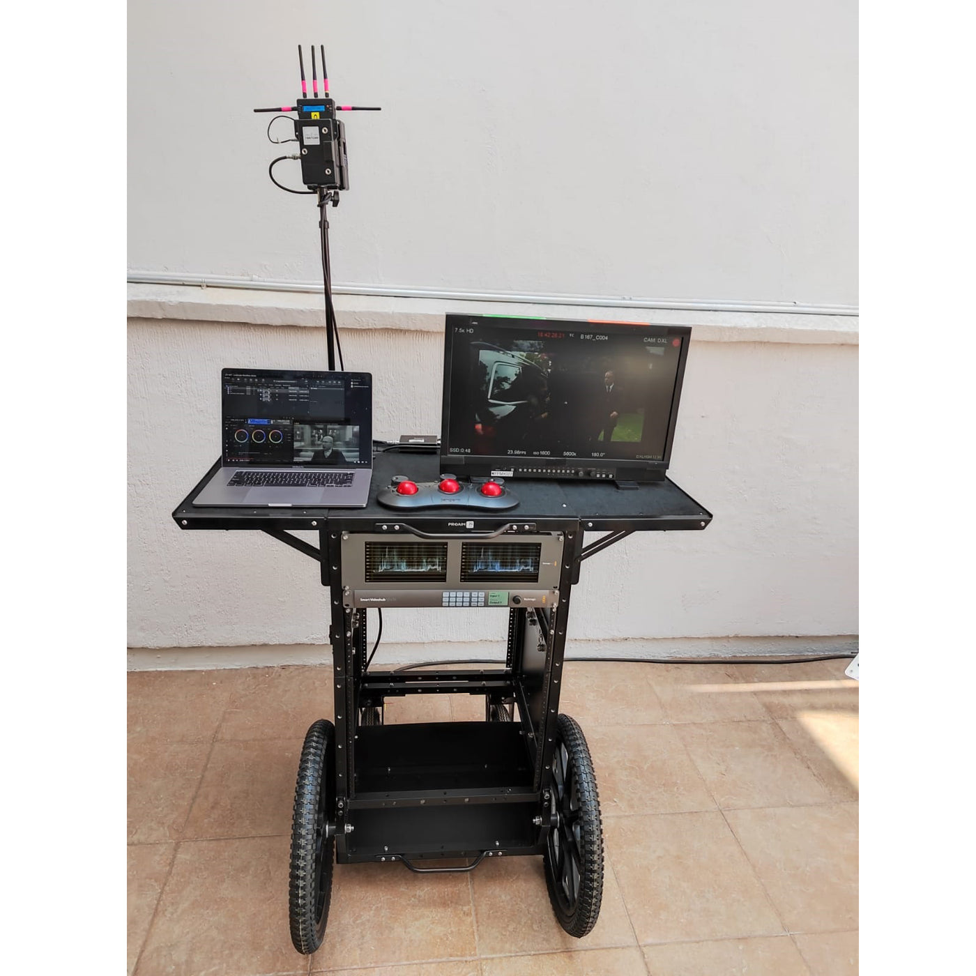 Soundchief Cart | Vertical Workstation Camera Cart | Proaim